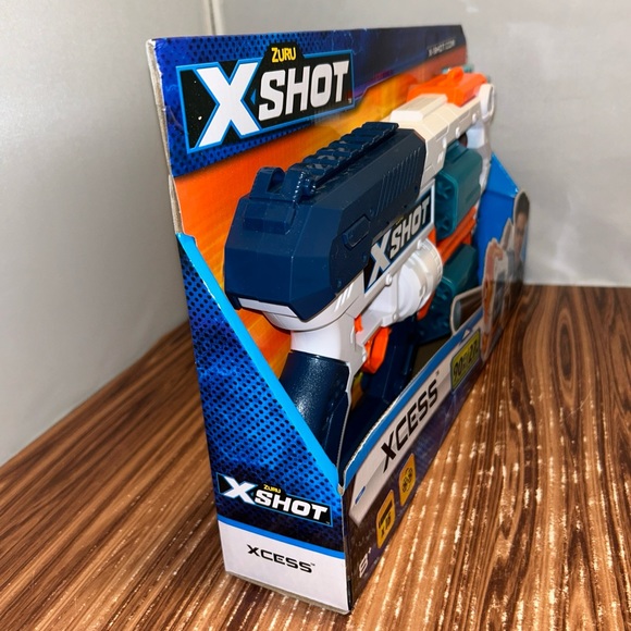 Zuru | Toys | Zuru Xshot Xcess Toy Dart Blaster Gun For Kids Includes 6 ...